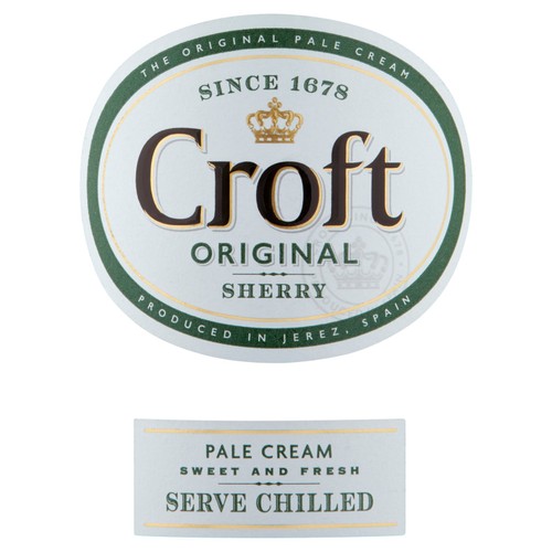 Croft Original Sherry Fine Pale Cream - Morrisons Online Groceries & Offers