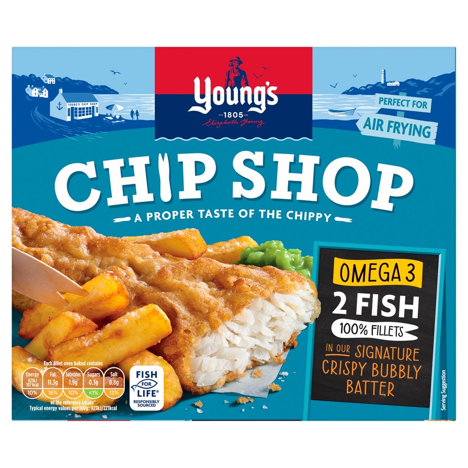 Young's Chip Shop 2 Omega 3 Fish Steaks - Morrisons Online Groceries ...