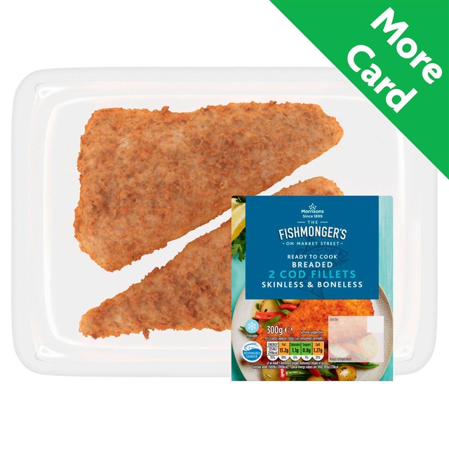 Morrisons Breaded Cod Fillets - Morrisons Online Groceries & Offers