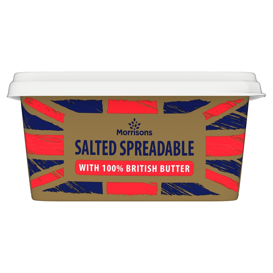 Morrisons Salted Spreadable With 100% British Butter 500g - Morrisons ...