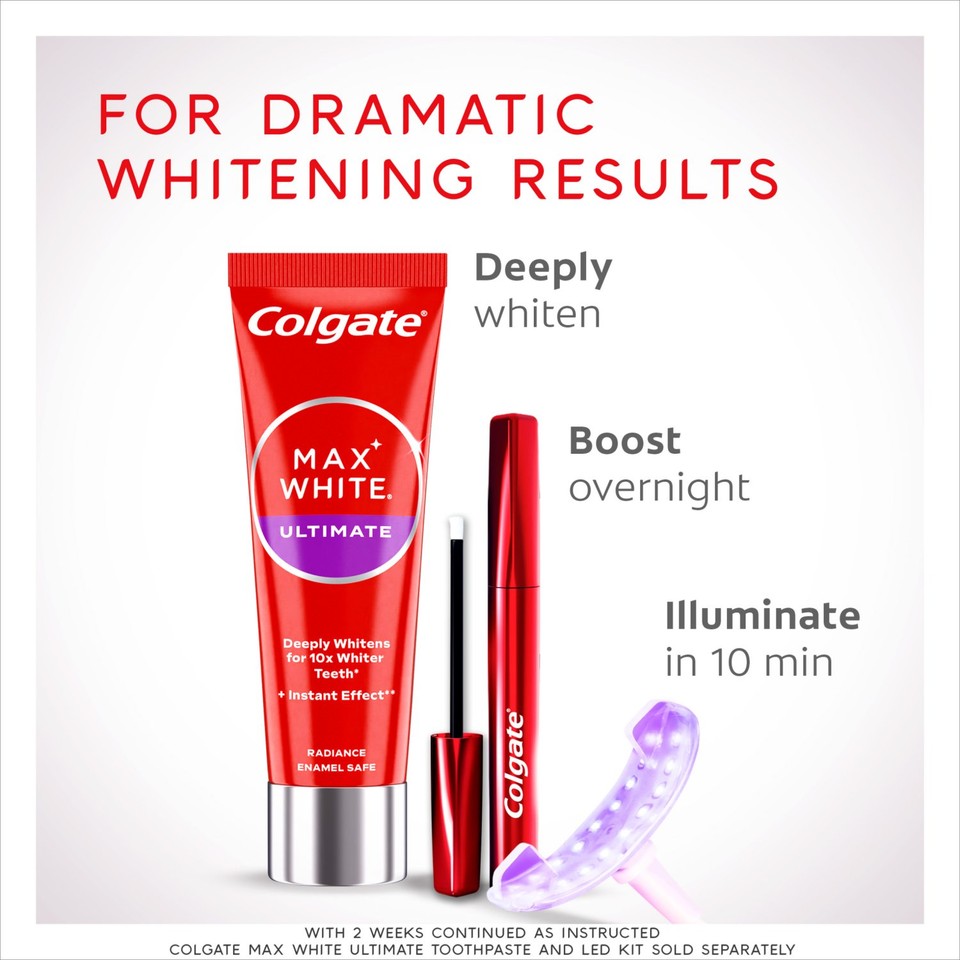 Colgate Max White Overnight Whitening Wand - Morrisons Online Groceries ...