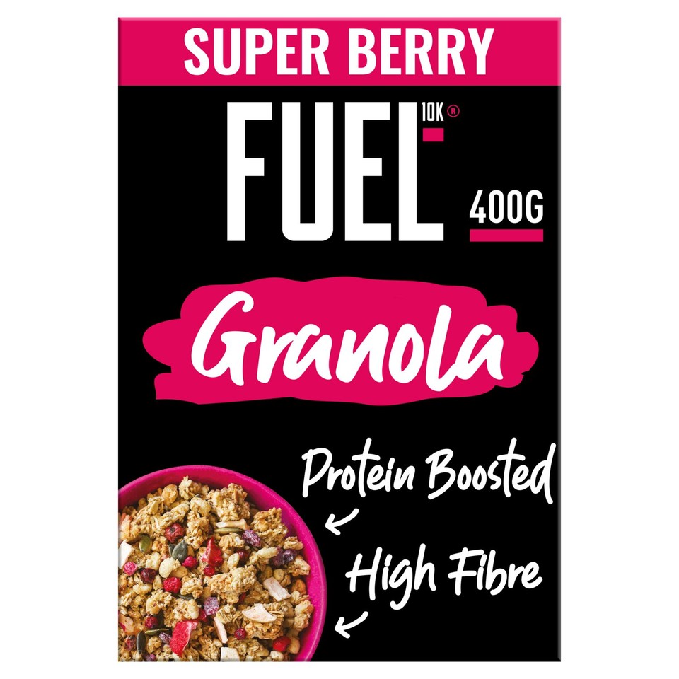 FUEL10K Super Berry Protein Granola Breakfast Cereal 400g - Morrisons ...