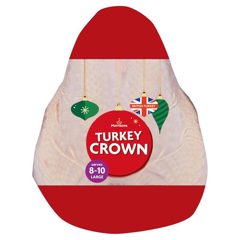 Morrisons Frozen Large Turkey Crown 2.4-2.8Kg - Morrisons Online ...