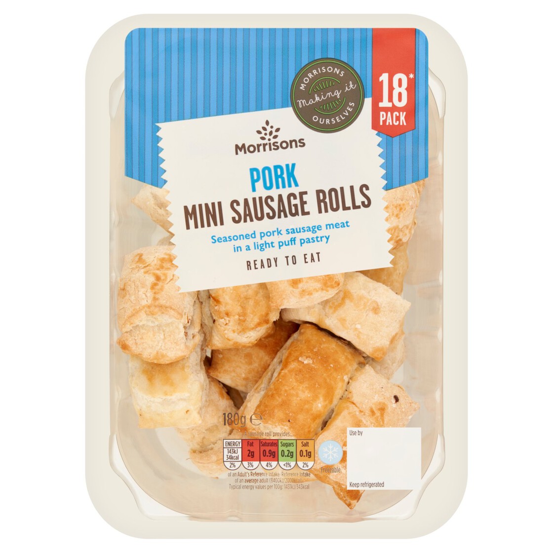 Morrisons 18 Mini Sausage Rolls - Morrisons Online Groceries & Offers