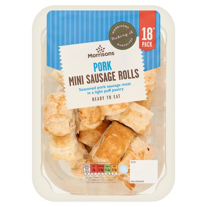 Morrisons 18 Mini Sausage Rolls - Morrisons Online Groceries & Offers