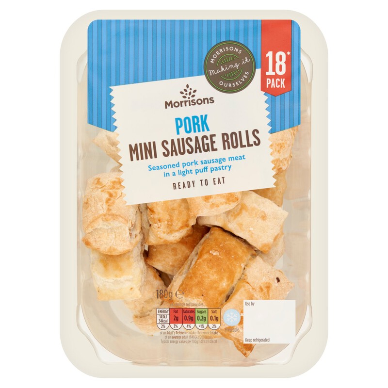 Morrisons 18 Mini Sausage Rolls - Morrisons Online Groceries & Offers