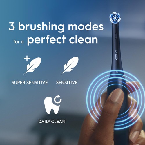 Oral-B iO2 Night Black Electric Toothbrush + Travel Case - Morrisons ...