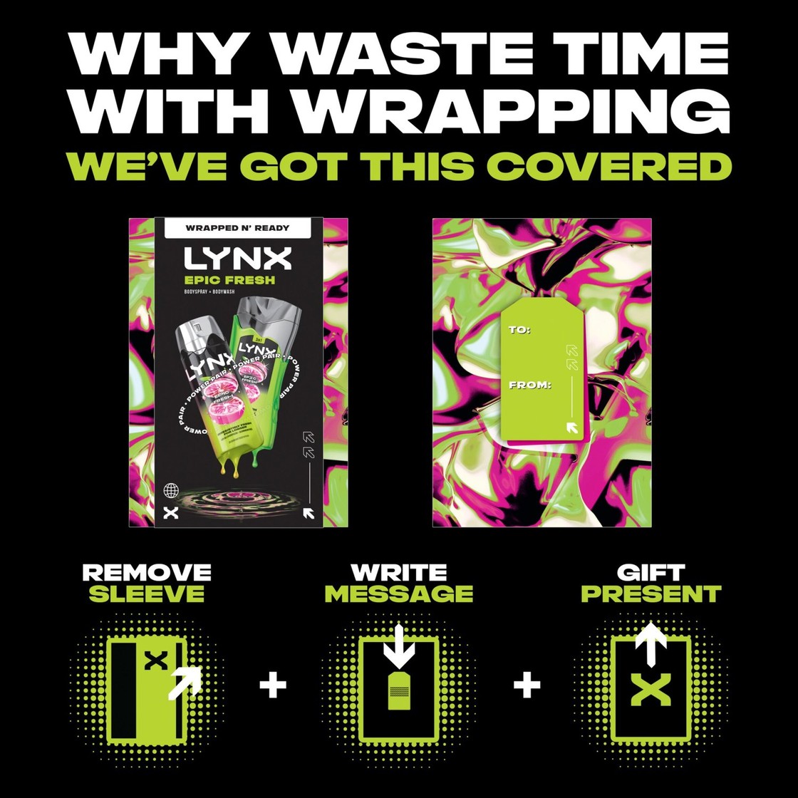 Lynx Duo Epic Fresh Gift Set - Morrisons Online Groceries & Offers