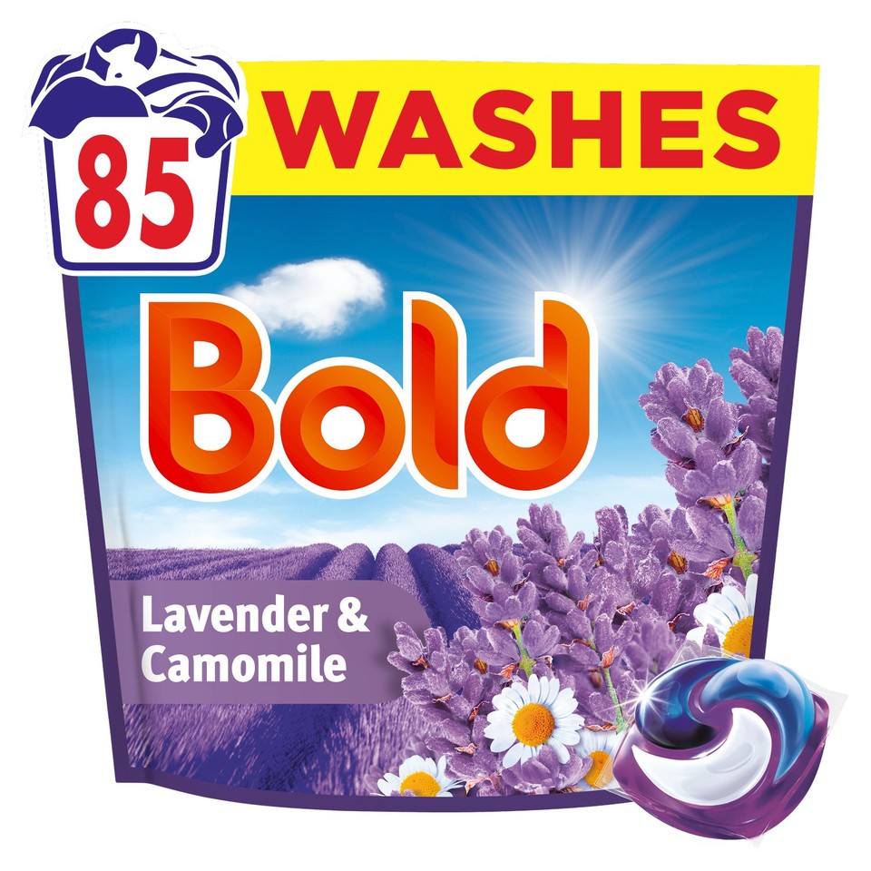 Bold Laundry Detergent Liquid Pod Lavender & Chamomile 85 Washes ...