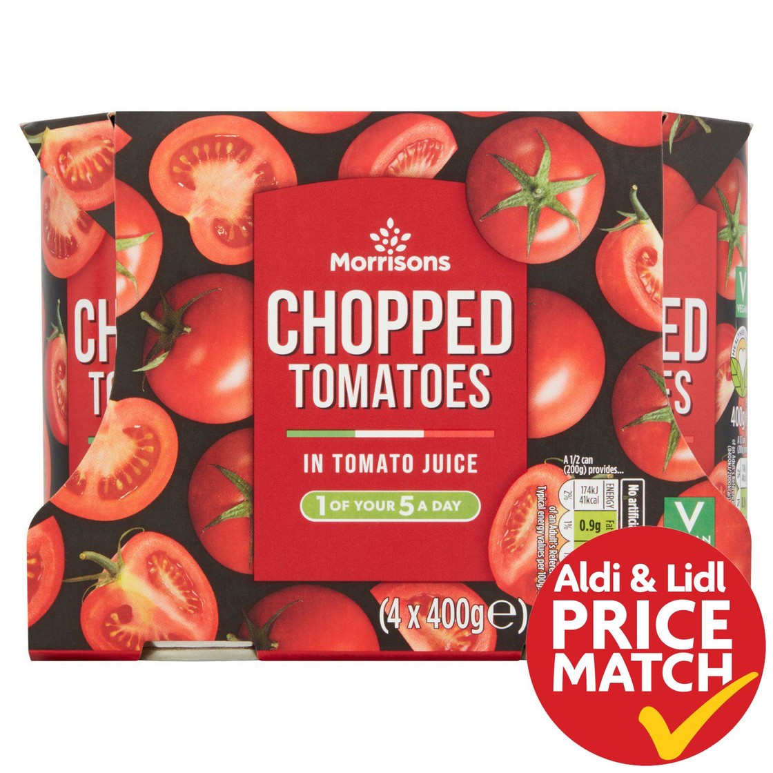Morrisons Chopped Tomatoes (4x400g) - Morrisons Online Groceries & Offers