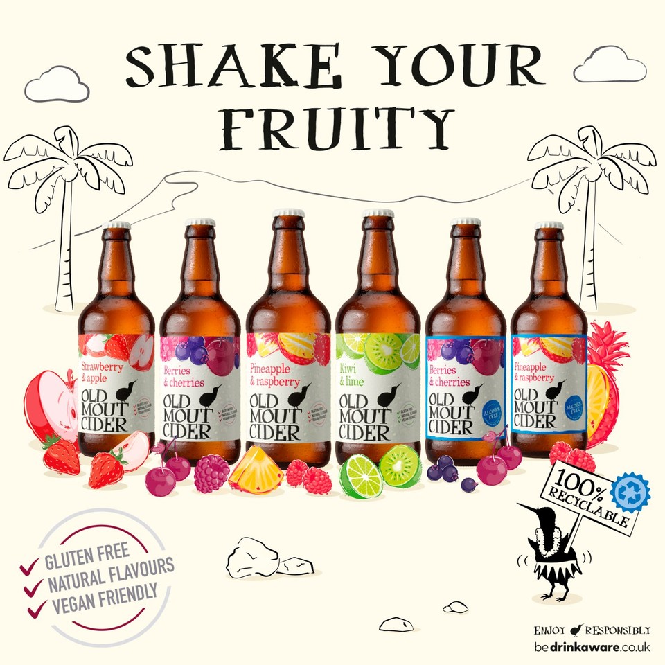 Old Mout Cider Berries & Cherries Bottle - Morrisons Online Groceries ...