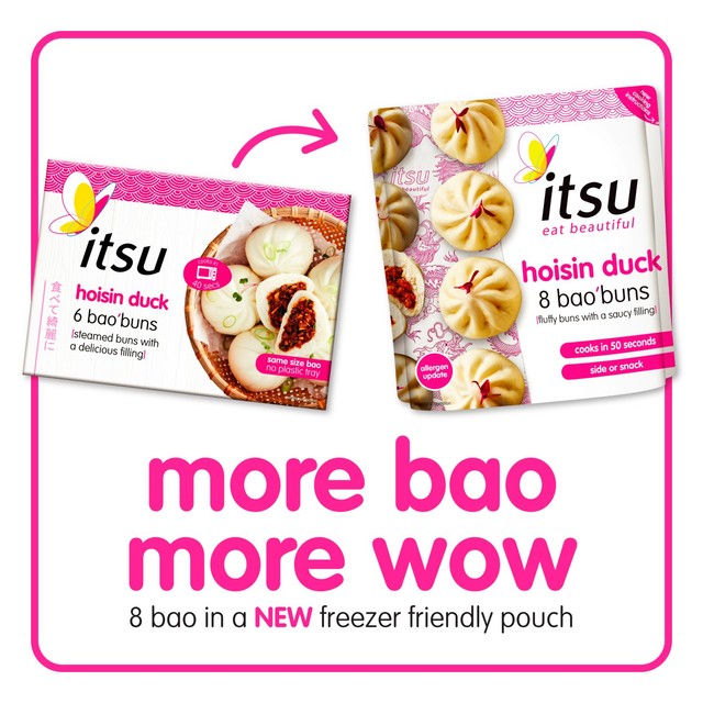 Itsu Hoisin Duck 8 Bao Buns - Morrisons Online Groceries & Offers