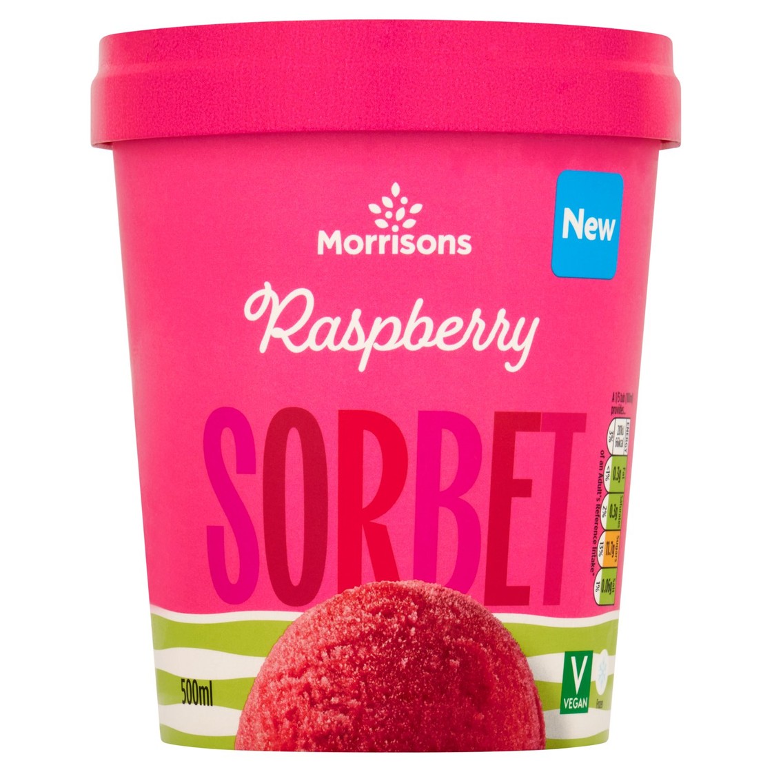 Morrisons Raspberry Sorbet 500ml - Morrisons Online Groceries & Offers