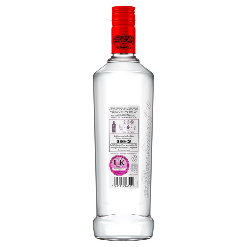Smirnoff Spicy Tamarind Flavoured Vodka - Morrisons Online Groceries ...