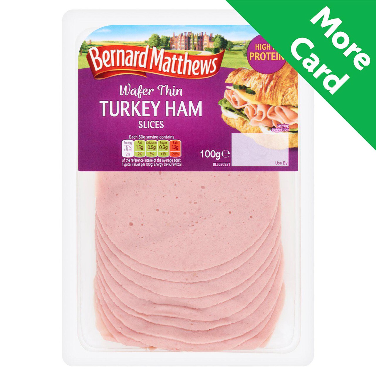 Bernard Matthews Wafer Thin Turkey Ham - Morrisons Online Groceries & Offers