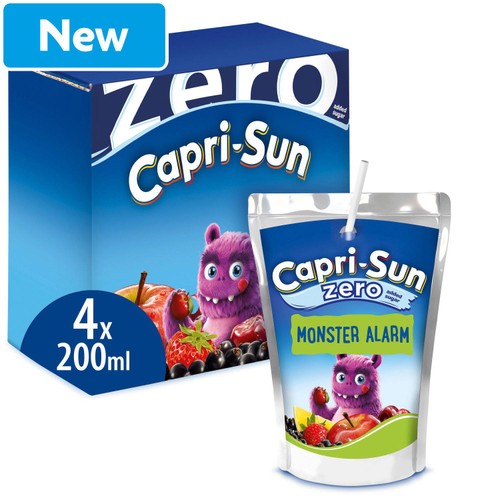 Capri-Sun Monster Zero 4x200ml - Morrisons Online Groceries & Offers