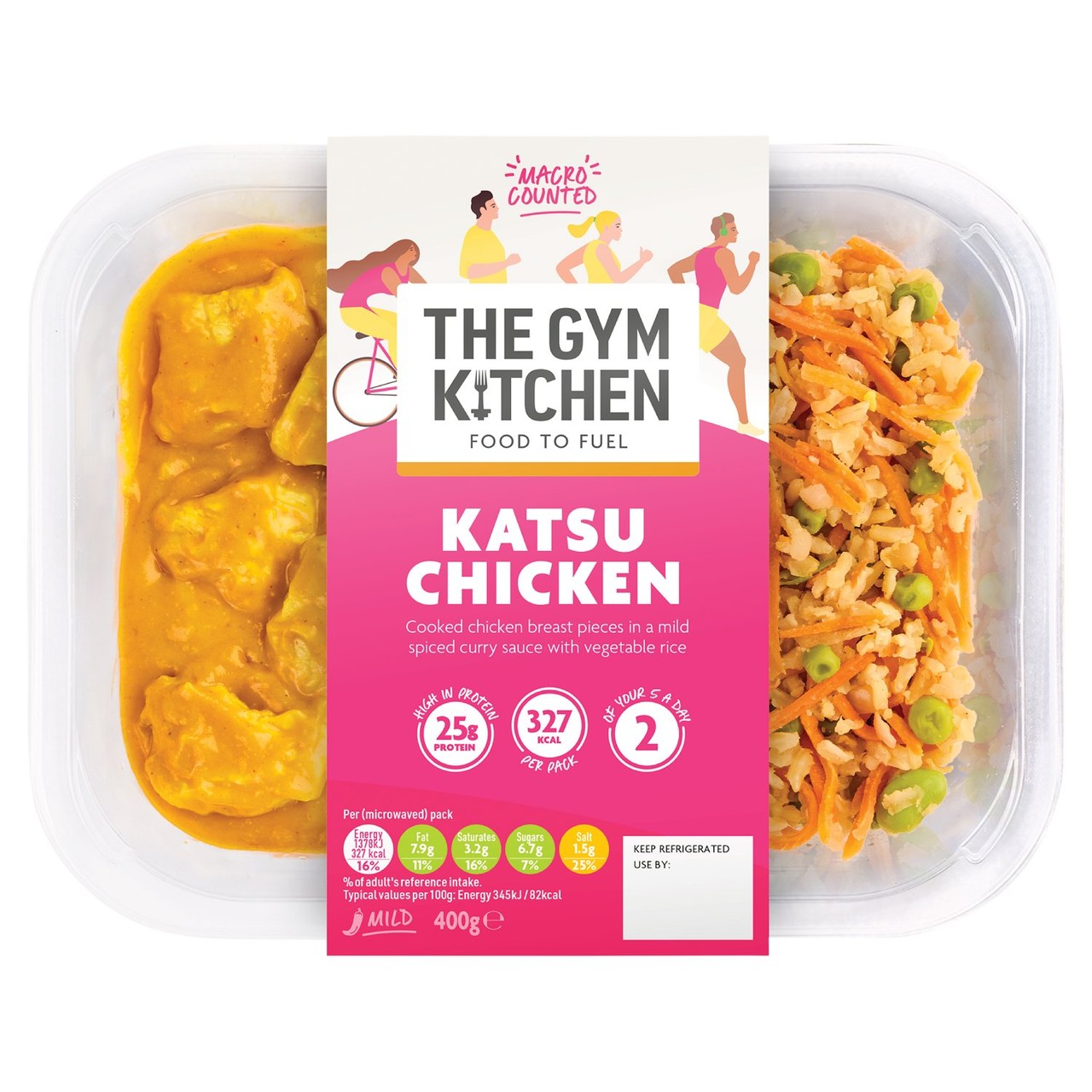 The Gym Kitchen Katsu Chicken 400g - Morrisons Online Groceries & Offers