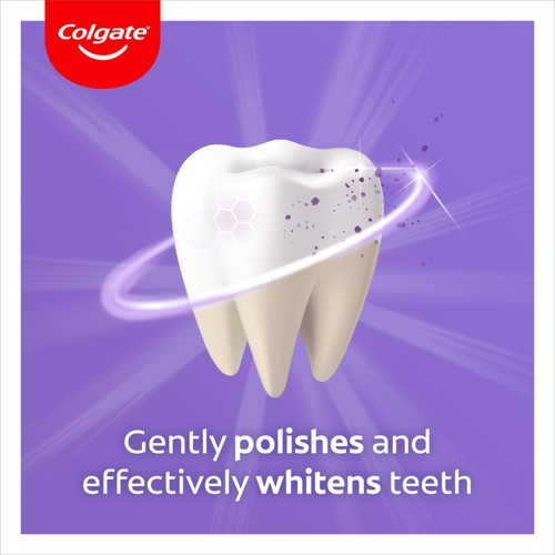 Colgate Advanced White Purple Teeth Whitening Toothpaste 75ml ...