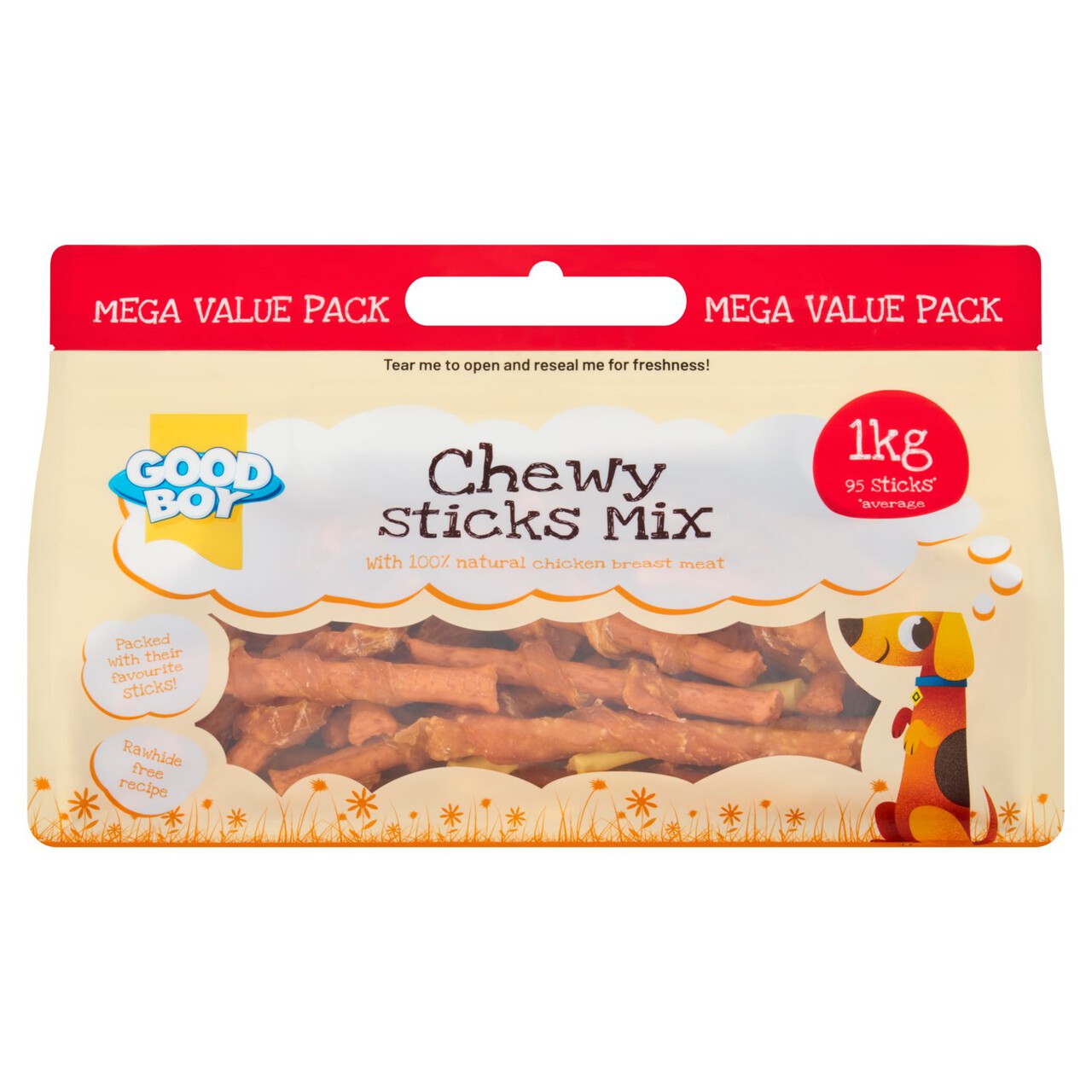 Good Boy Chewy Sticks Mix Mega Value Pack - Morrisons Online Groceries ...