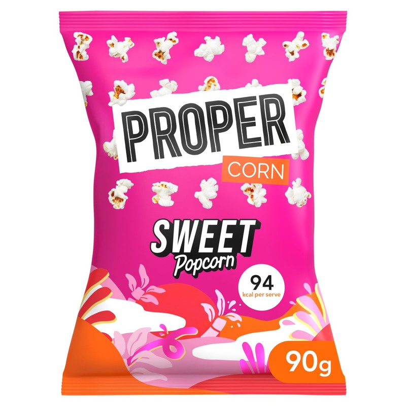 Proper Corn Sweet Popcorn 90g - Morrisons Online Groceries & Offers