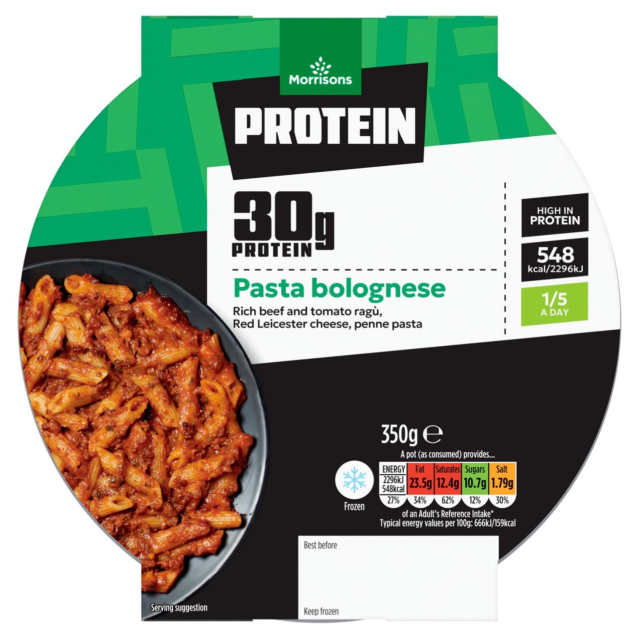 Morrisons Pasta Bolognese Protein Pot - Morrisons Online Groceries & Offers