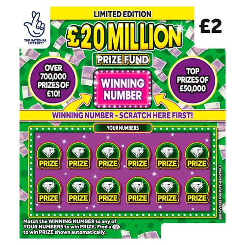 £20 Million Prize Fund Scratch Card - Morrisons Online Groceries & Offers