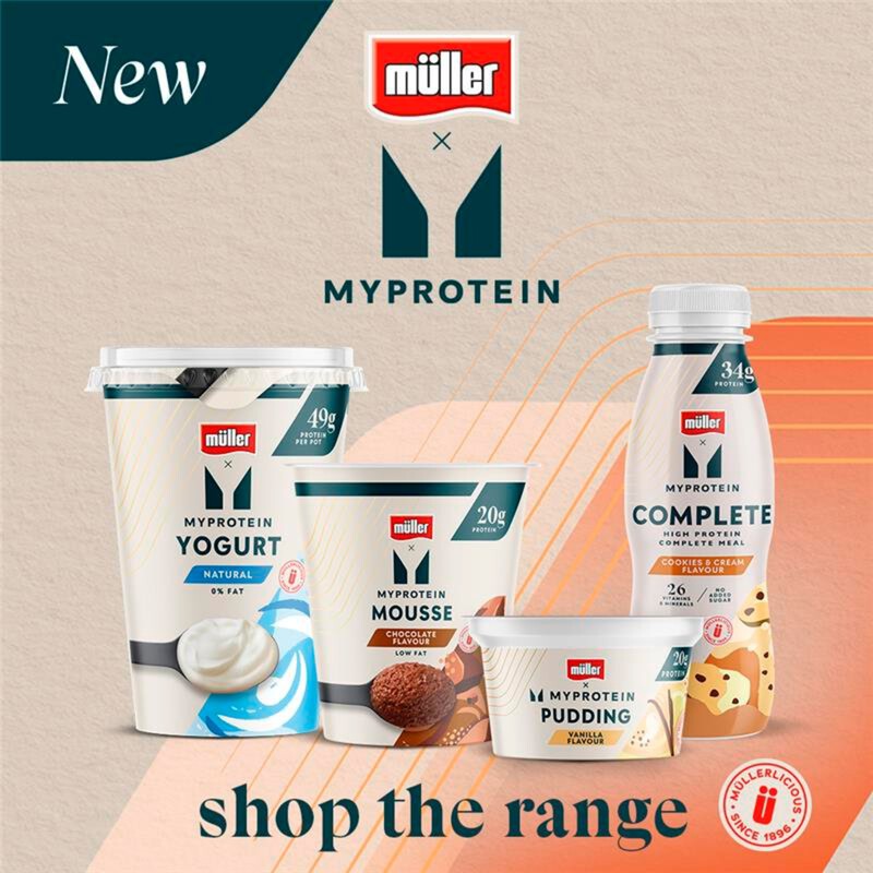 Muller x MyProtein Salted Caramel Chocolate Mousse - Morrisons Online ...