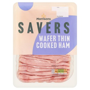 Morrisons Savers Wafer Thin Cooked Ham - Morrisons Online Groceries ...