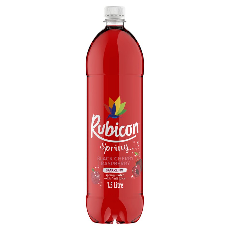 Rubicon Spring Black Cherry & Raspberry Sparkling Flavoured Water ...