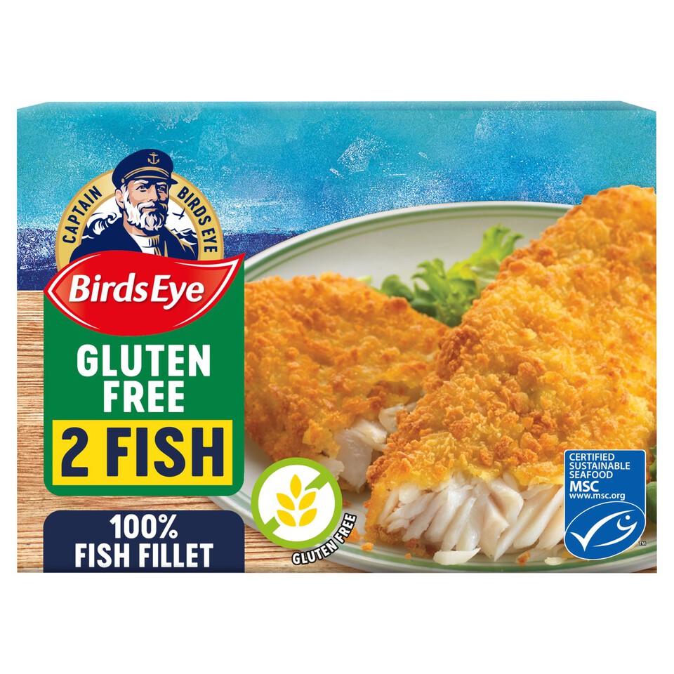 Birds Eye 2 Gluten Free Breaded Fish Fillets - Morrisons Online ...