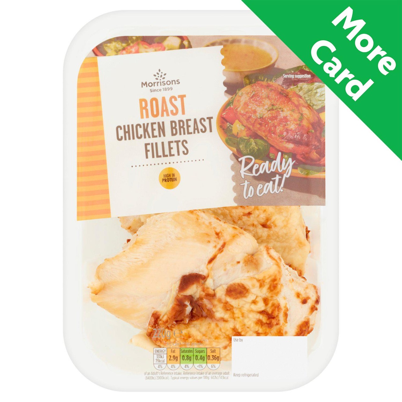 Morrisons Ready To Eat Roast Chicken Breast Fillets - Morrisons Online ...
