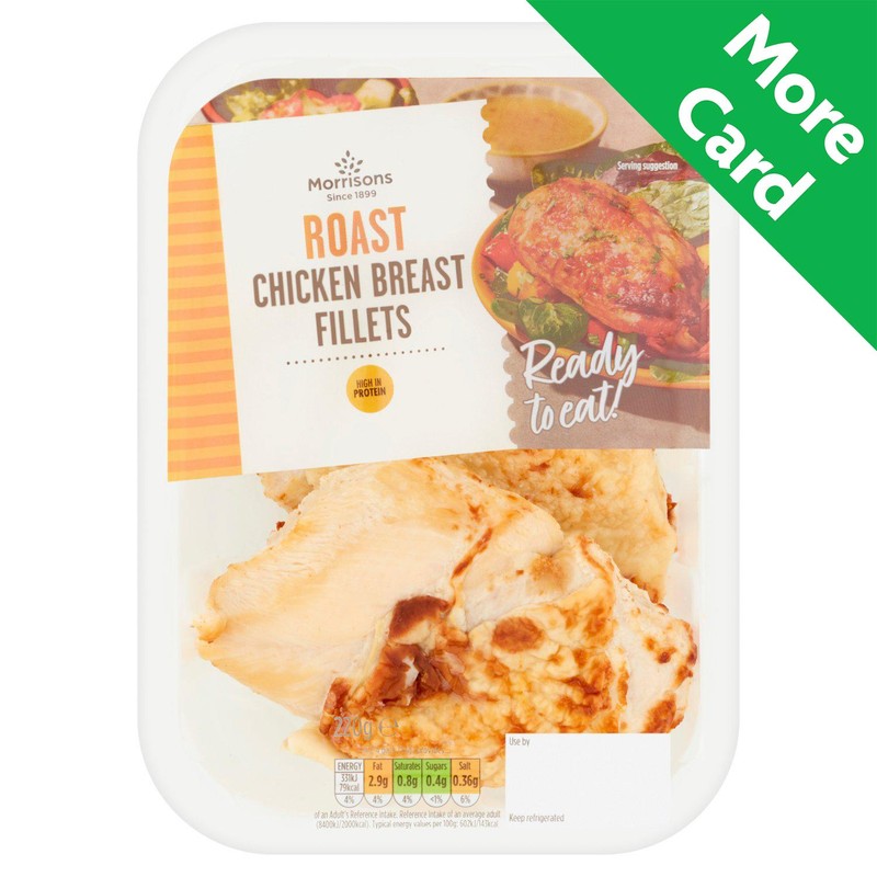 Morrisons Ready To Eat Roast Chicken Breast Fillets - Morrisons Online ...