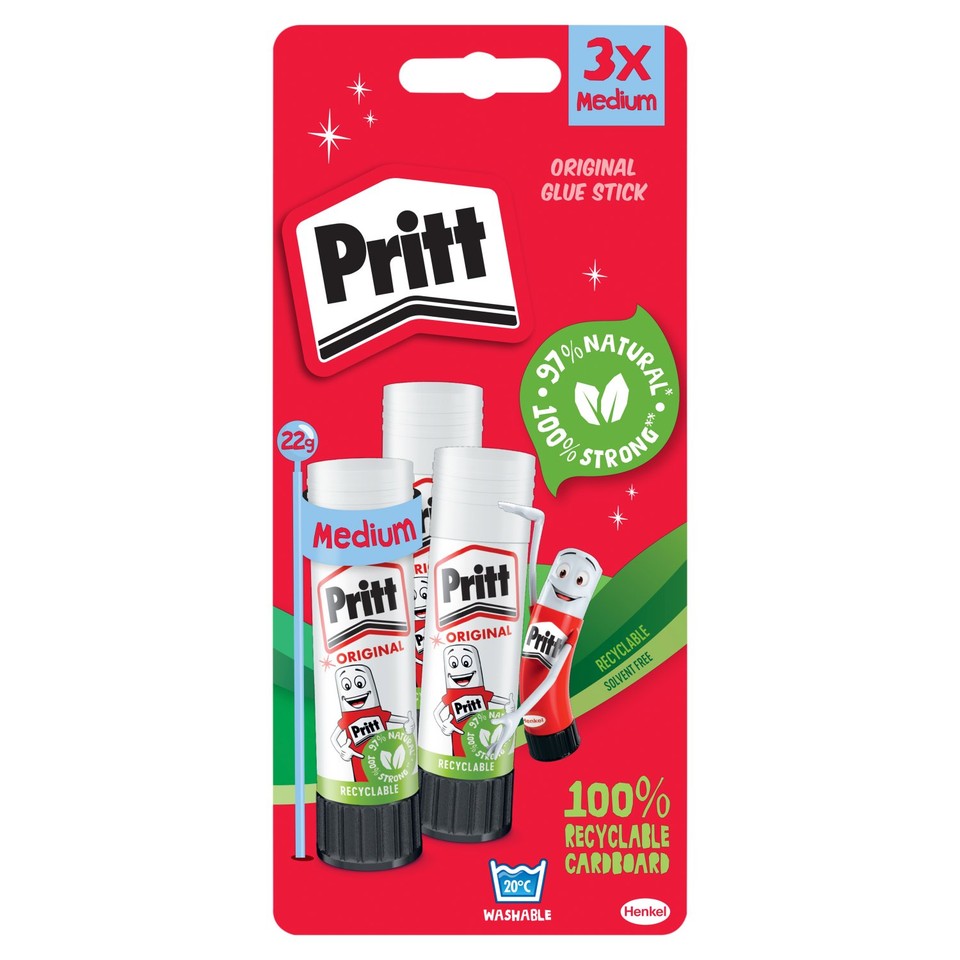 Pritt Stick Original 3 pack - Morrisons Online Groceries & Offers