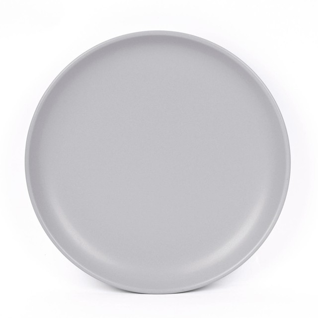 Nutmeg Home Grey Coupe Stoneware Dinner Plate - Morrisons Online ...