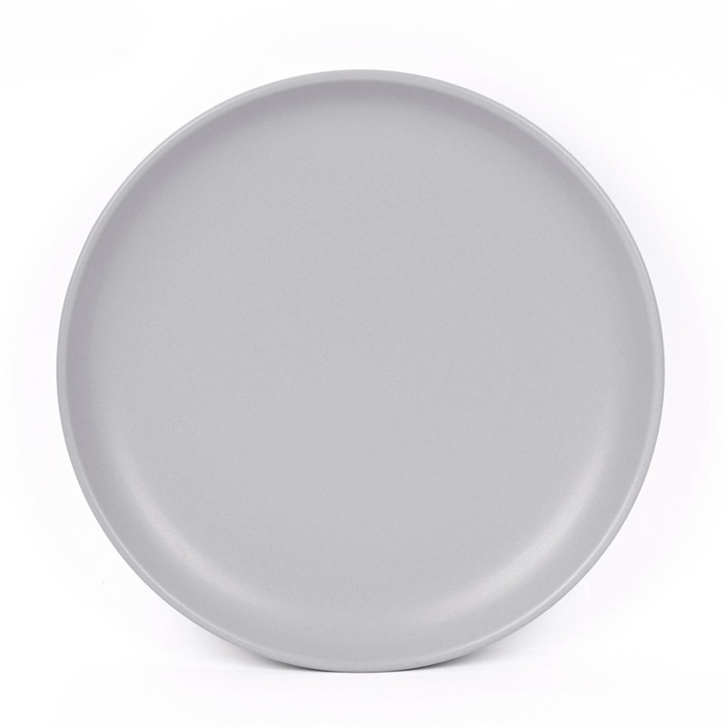 Nutmeg Home Grey Coupe Stoneware Dinner Plate - Morrisons Online ...