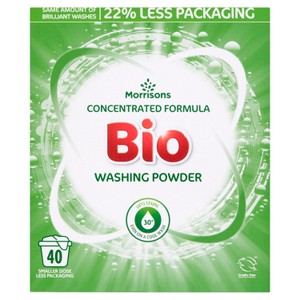 Morrisons Bio Laundry Powder 40 Washes - Morrisons Online Groceries ...