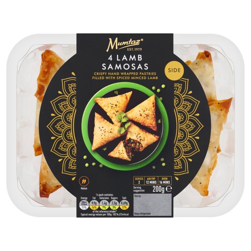 Mumtaz Lamb Samosas - Morrisons Online Groceries & Offers