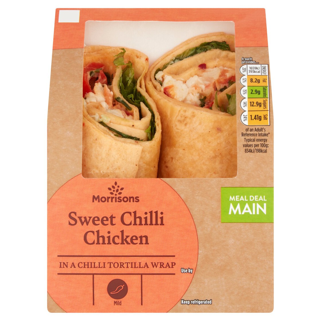 Morrisons Sweet Chilli Chicken Wrap - Morrisons Online Groceries & Offers