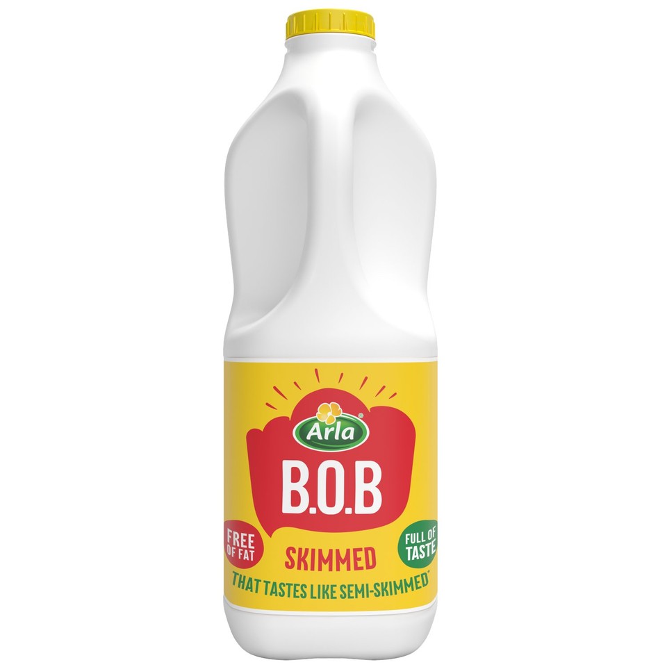 Arla BOB Skimmed Milk Tastes like Semi Skimmed 2L - Morrisons Online ...