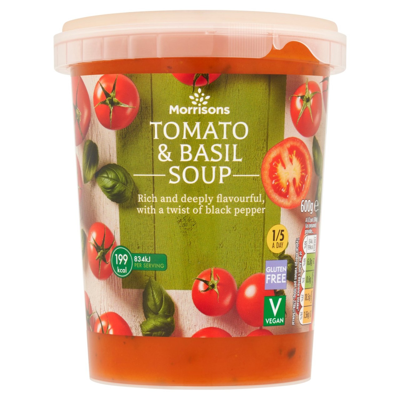 Morrisons Tomato & Basil Soup - Morrisons Online Groceries & Offers