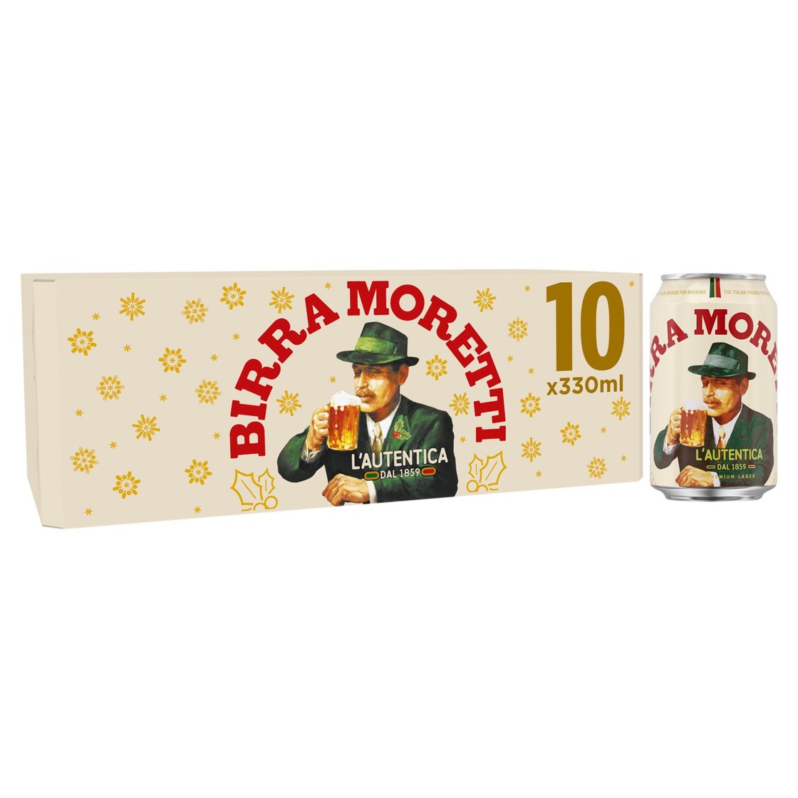 Birra Moretti Lager Beer Cans - Morrisons Online Groceries & Offers