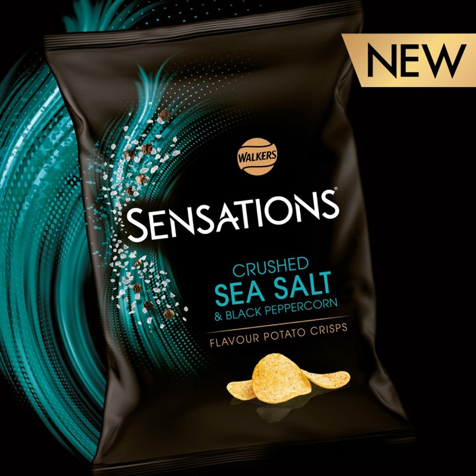 Walkers Sensations Salt & Black Peppercorn Sharing Crisps - Morrisons ...