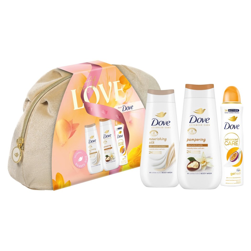 Dove With Love Pampering Beauty Bag Gift Set - Morrisons Online ...