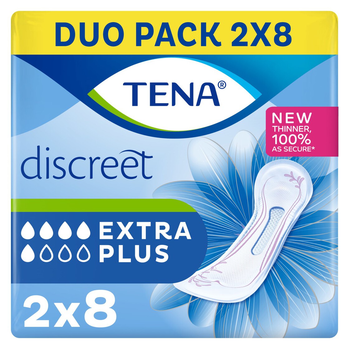 TENA Lady Extra Plus Incontinence Pads Duo - Morrisons Online Groceries ...