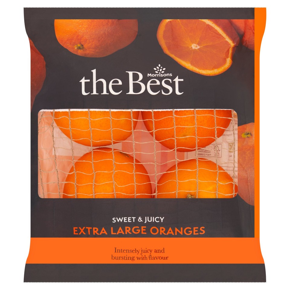 Morrisons The Best Extra Large Oranges - Morrisons Online Groceries ...