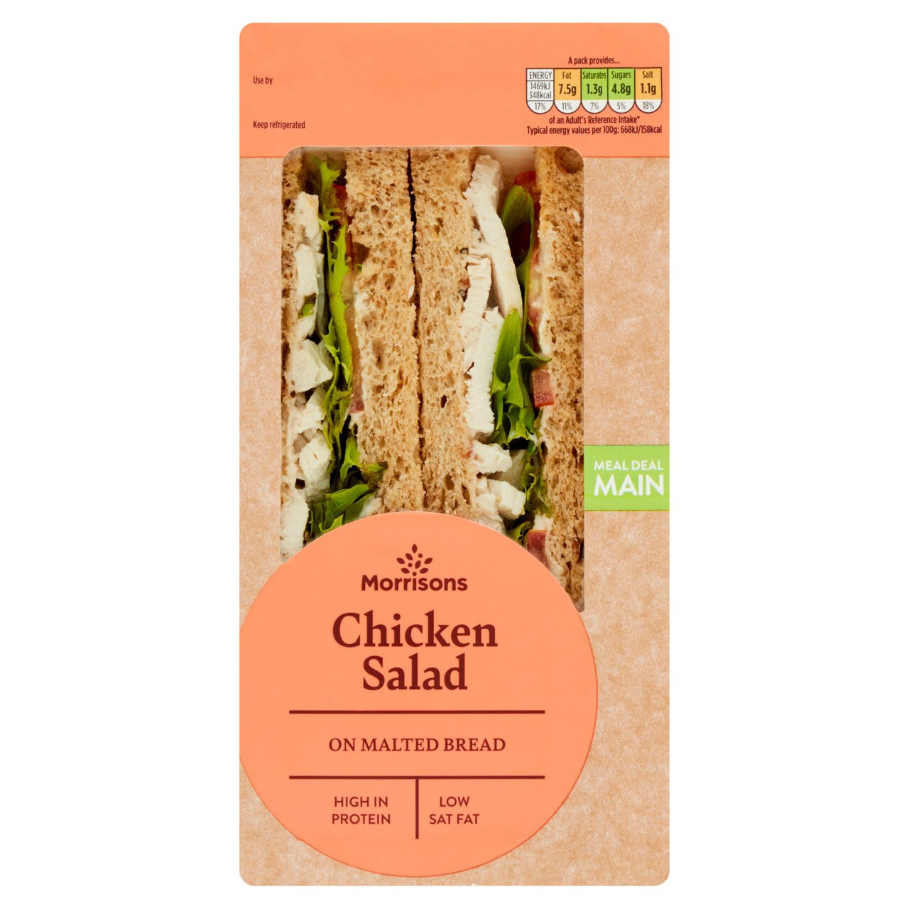 Morrisons Chicken Salad Sandwich - Morrisons Online Groceries & Offers