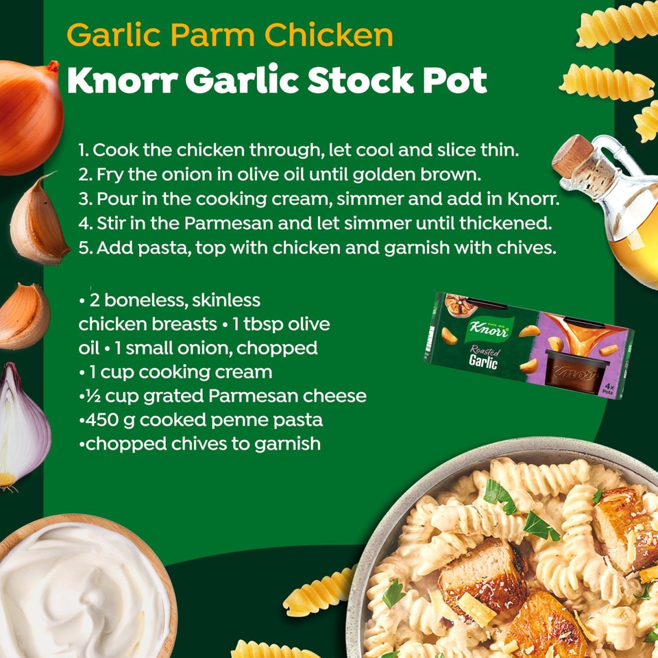 Knorr Garlic Stock Pot 4x28g - Morrisons Online Groceries & Offers
