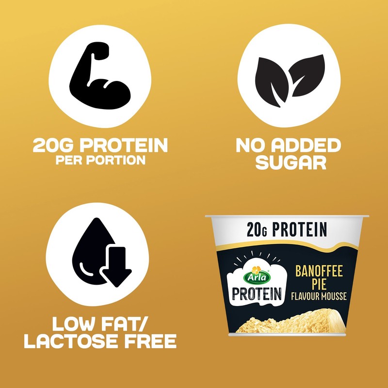 Arla Protein Banoffee Pie Flavour Mousse 200g - Morrisons Online ...