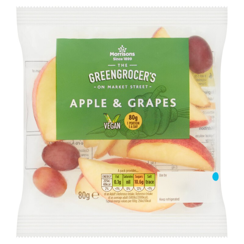 Morrisons Snack Apple & Grape Bag - Morrisons Online Groceries & Offers