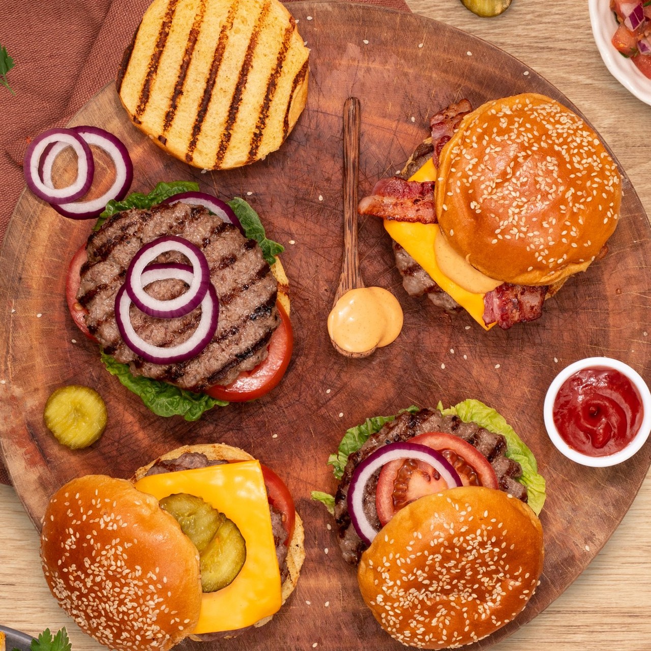 Simon Howie The Scottish Butcher 4 Premium Steak Burgers 454g ...